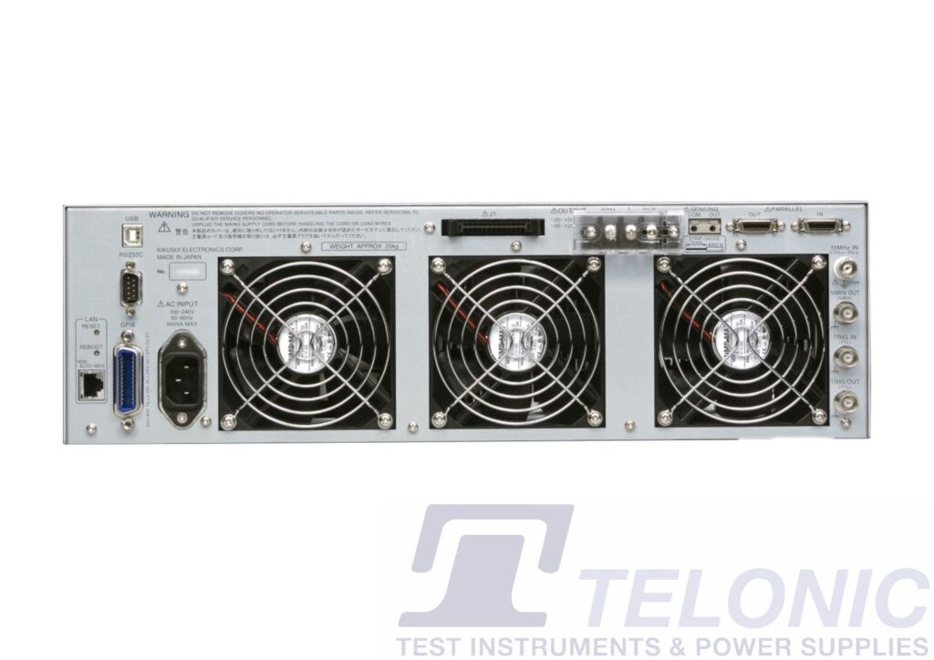 Kikusui PBZ80-5 DC Power Supplies +/- 0 -80V +/- 0-5A