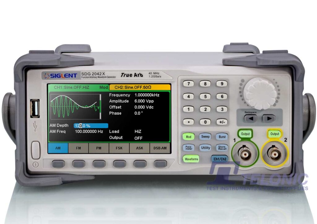 Siglent SDG2082X 2Ch, 80MHz, 1.2GSa/s, Function Generator