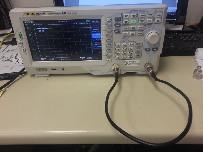 Measuring Cable Loss with a Spectrum Analyser