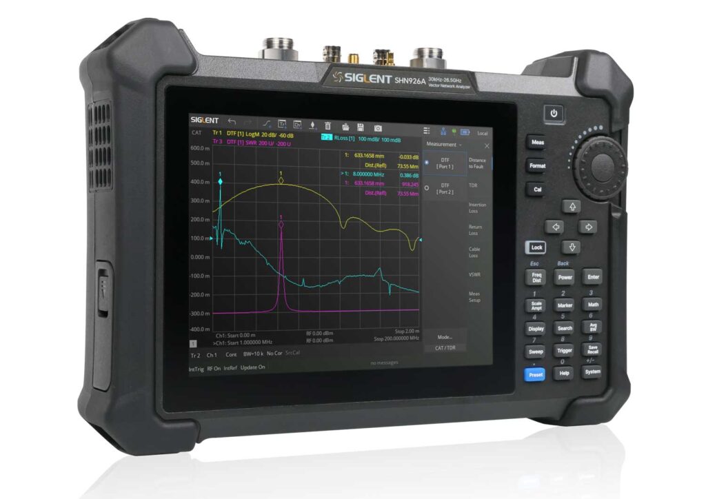 Siglent SHN926A, 30kHz-26.5GHz, Portable Vector Network Analyser